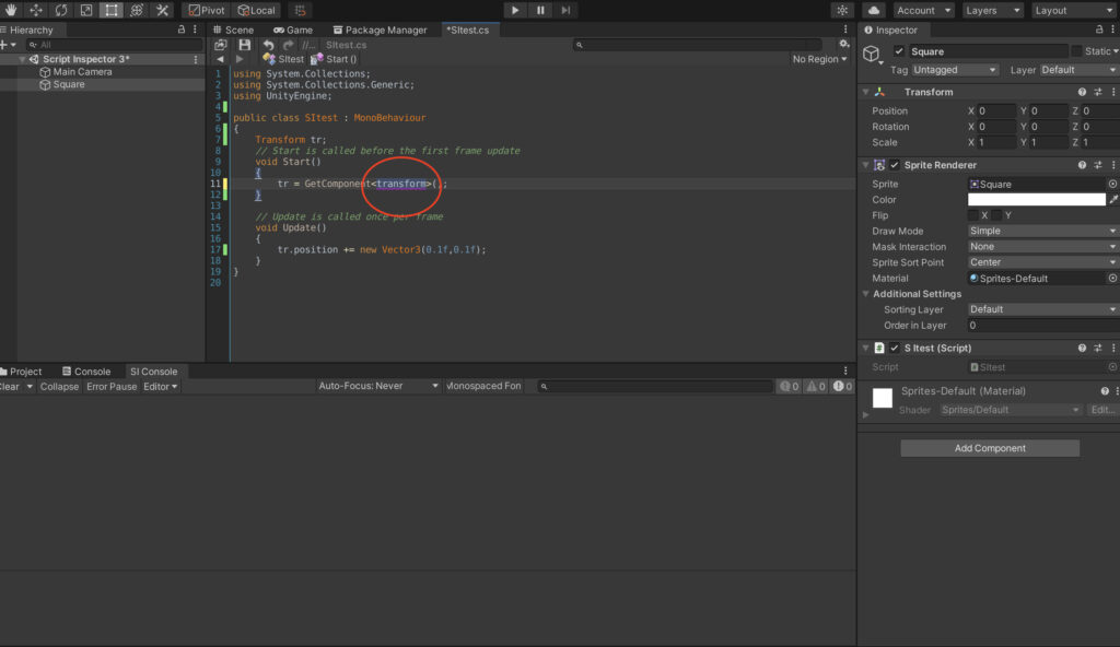 【第22回】〜Script Inspector 3〜Unityのエディター内で編集ができるコードエディター - てもしブログ