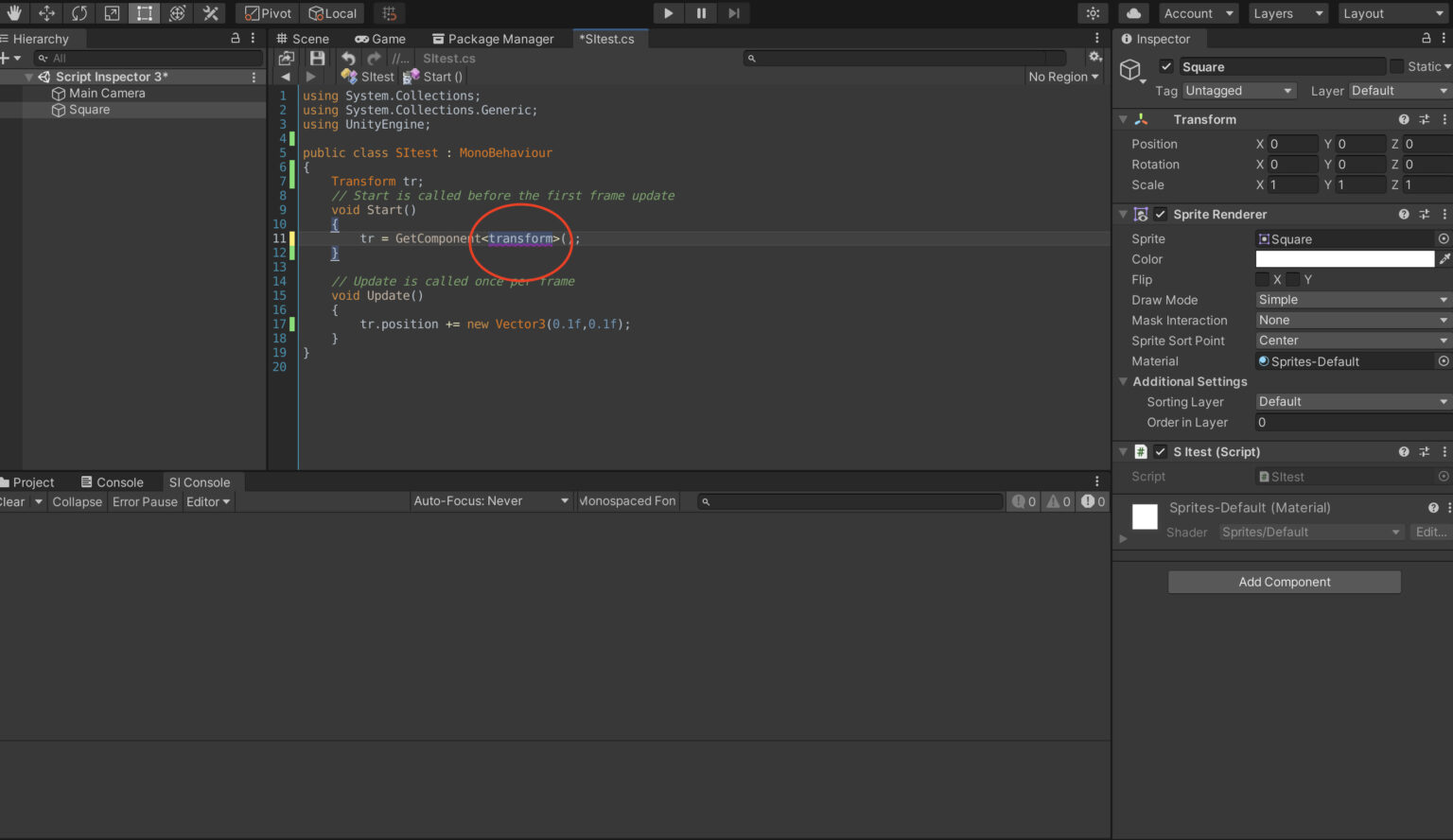 【第22回】〜Script Inspector 3〜Unityのエディター内で編集ができるコードエディター - てもしブログ