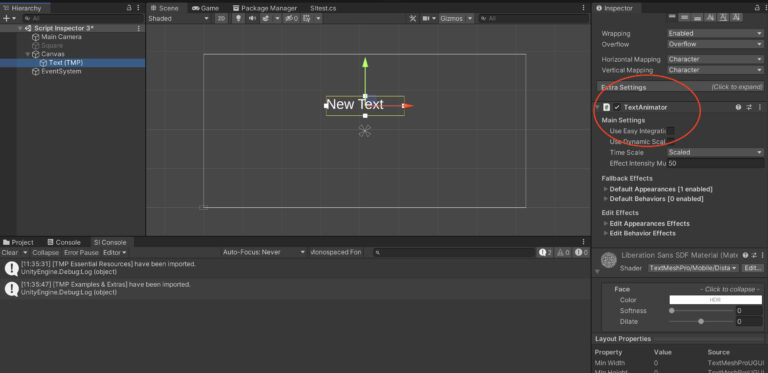 【第23回】〜Text Animator for Unity〜テキストにアニメーションをつける - てもしブログ