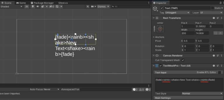 【第23回】〜Text Animator for Unity〜テキストにアニメーションをつける - てもしブログ