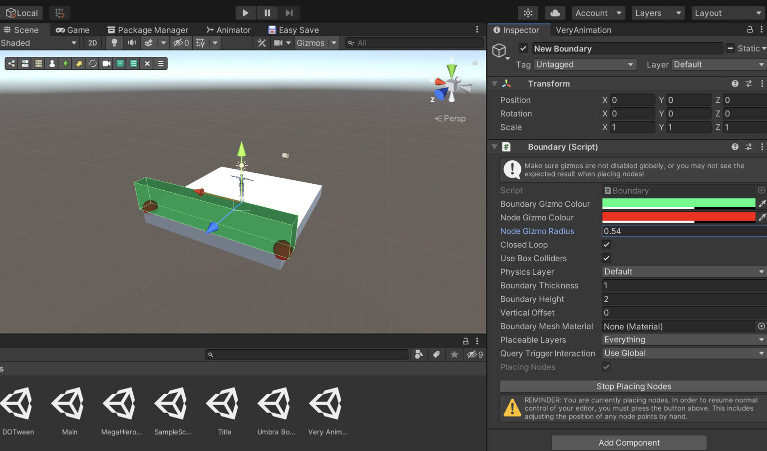 【第8回】〜Umbra Boundary Builder〜簡単に境界をつくり移動範囲などを作れる - てもしブログ