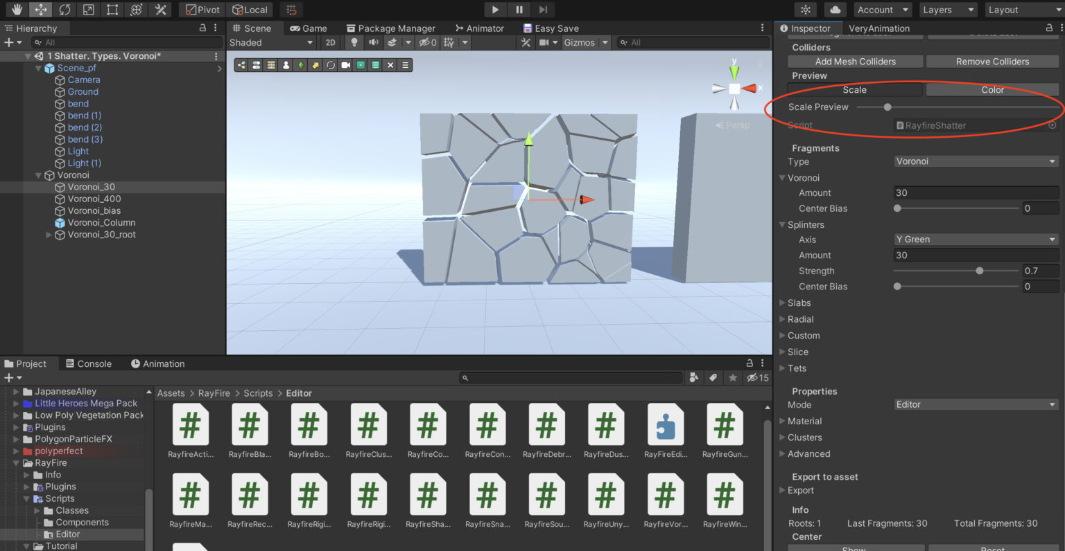 【第18回】〜RayFire for Unity〜オブジェクトの破壊やスライスを表現できる - てもしブログ