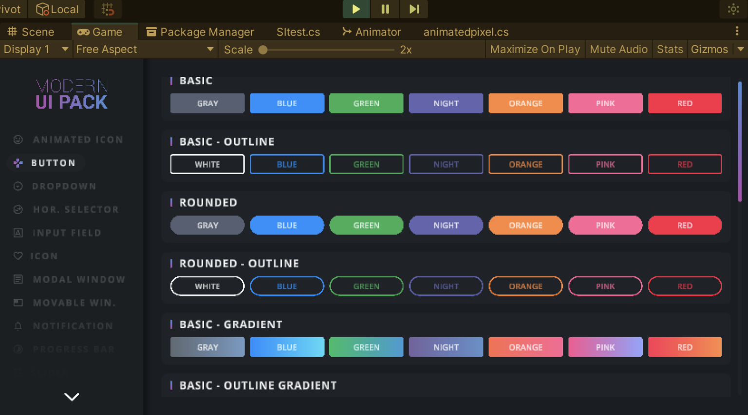 【第30回】〜Modern UI Pack〜モダンなUI素材パック - てもしブログ